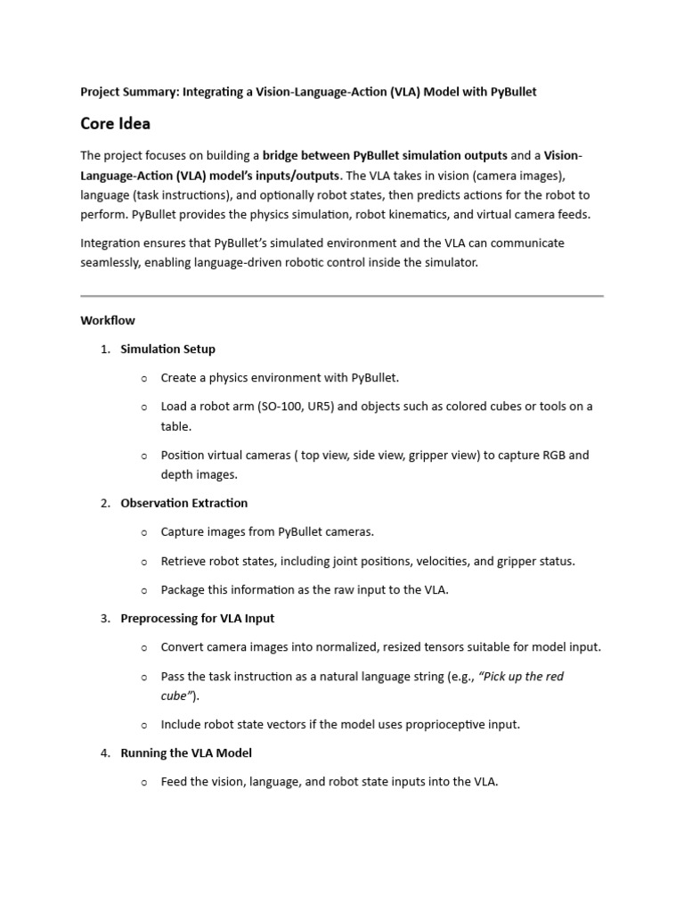 Project Summary | PDF | Simulation | Robot