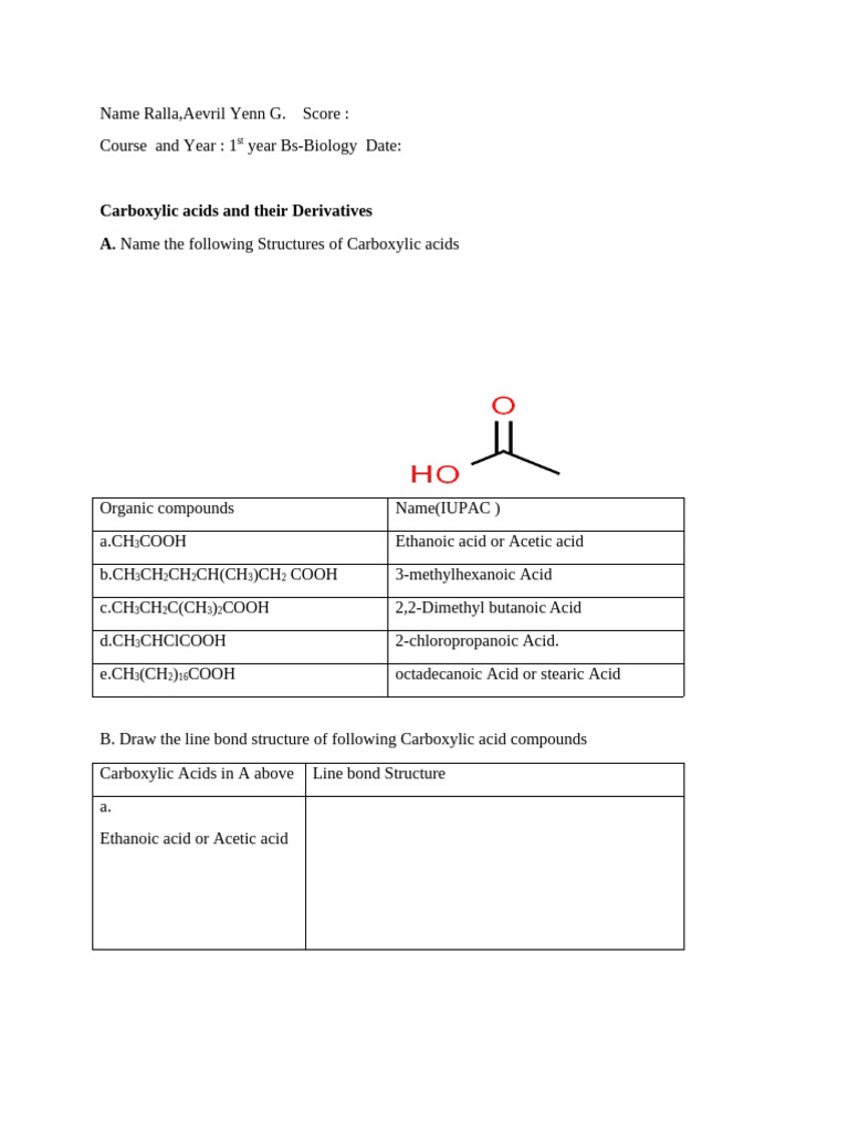 Carboxylic Acids: Structures and Reactions | PDF | Carboxylic Acid | Ester