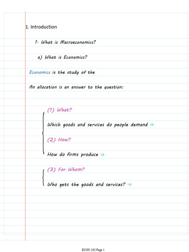 Understanding Macroeconomics Basics | PDF | Economics | New Keynesian ...