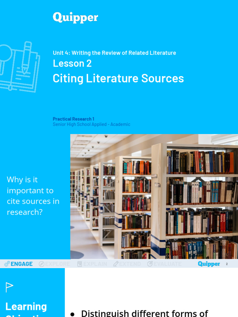 Final (Ps)_pr1 11-12_unit 4_lesson 2_citing Literature Sources | PDF ...