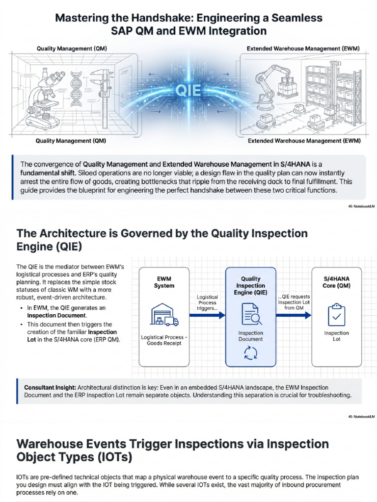 SAP QM Inspection Plan Integration in EWM | PDF