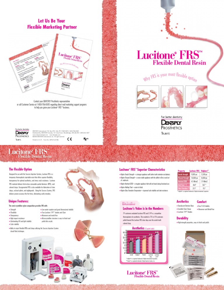 Lucitone FRS Brochure | PDF | Thermoplastic | Dentures