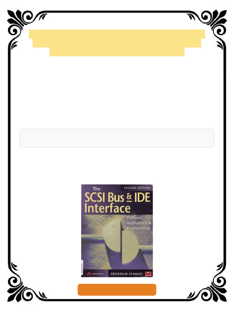 The SCSI Bus and IDE Interface Protocols Applications and Programming ...