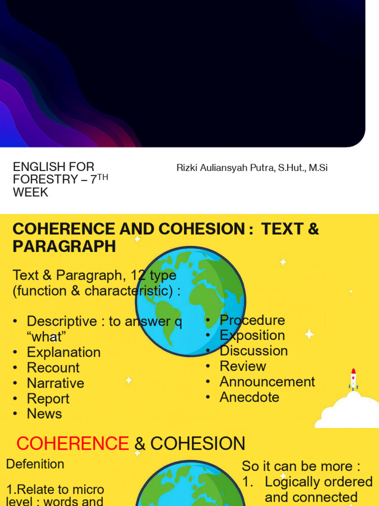 Coherence and Cohesion in Writing | PDF | Ellipsis | Essays