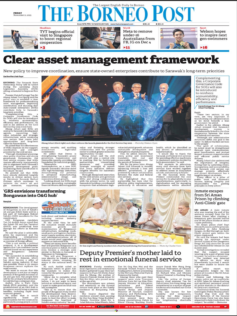 The Borneo Post 211125 | PDF