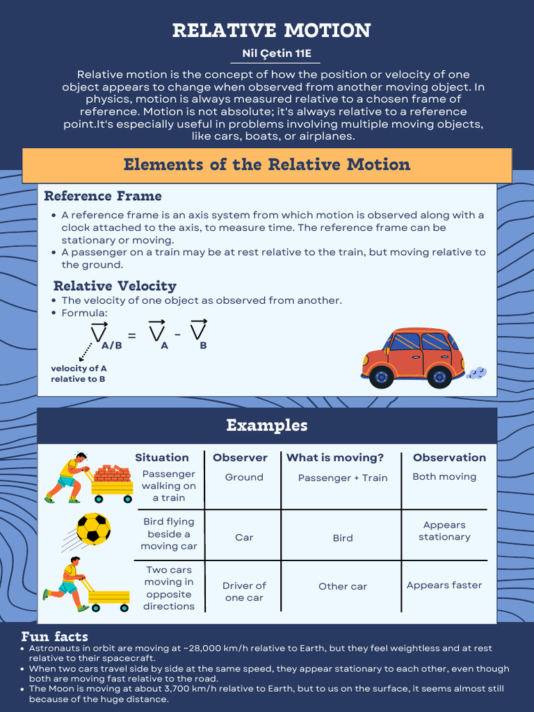 Relative Motion | PDF