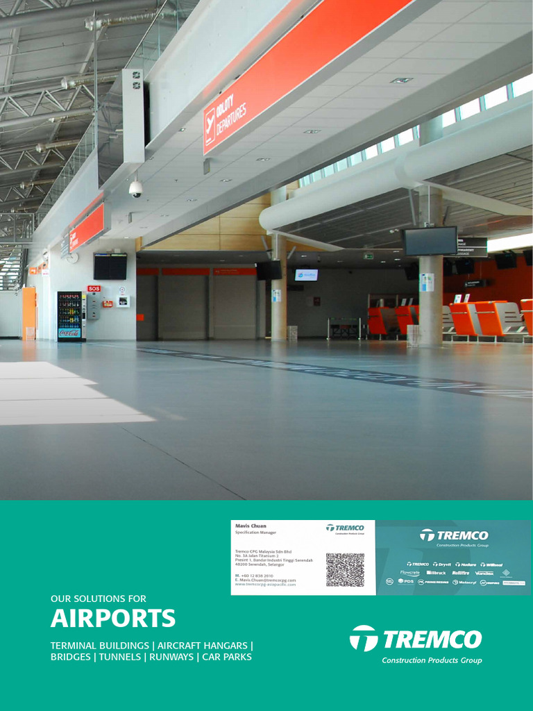 TCPG - Airport Market Sector Brochure | PDF | Concrete | Coating