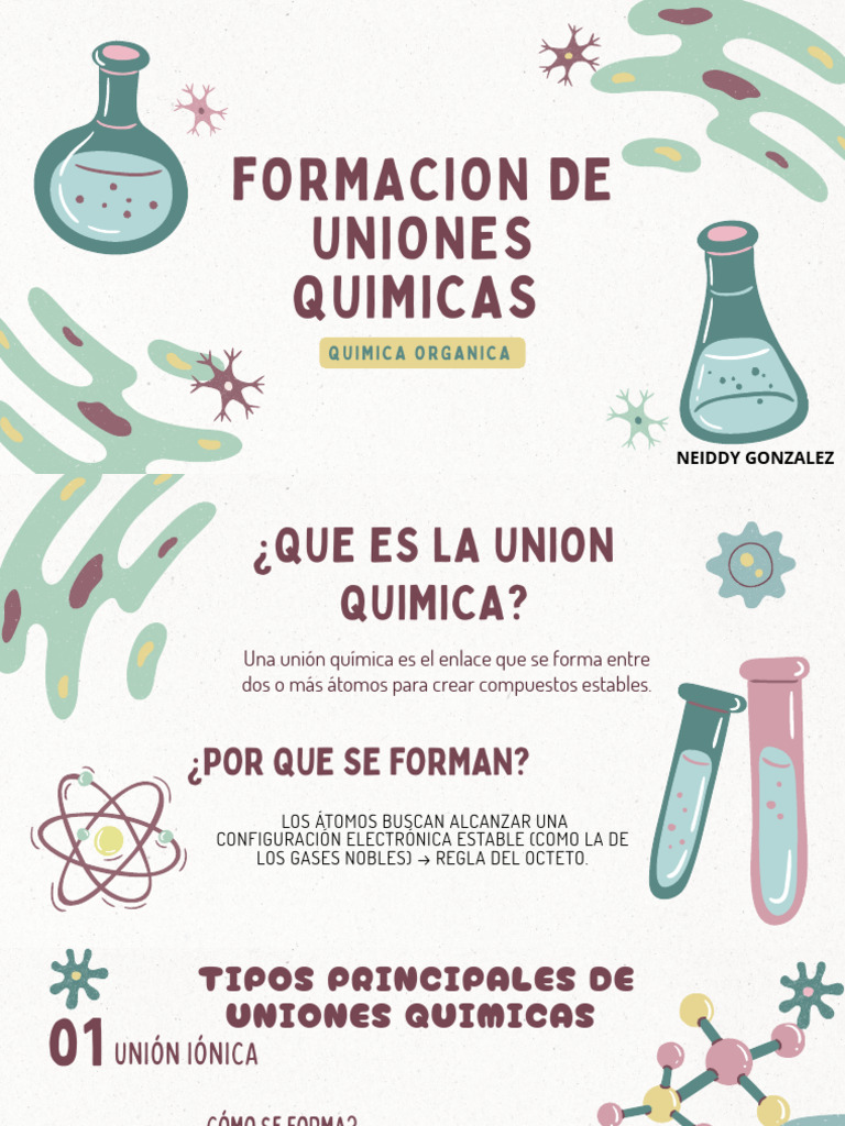 Formacion de Uniones Quimicas | PDF