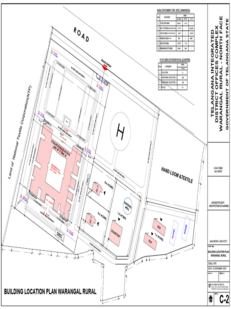 Warangal Idoc Site Plan_final-22.12.23 | PDF