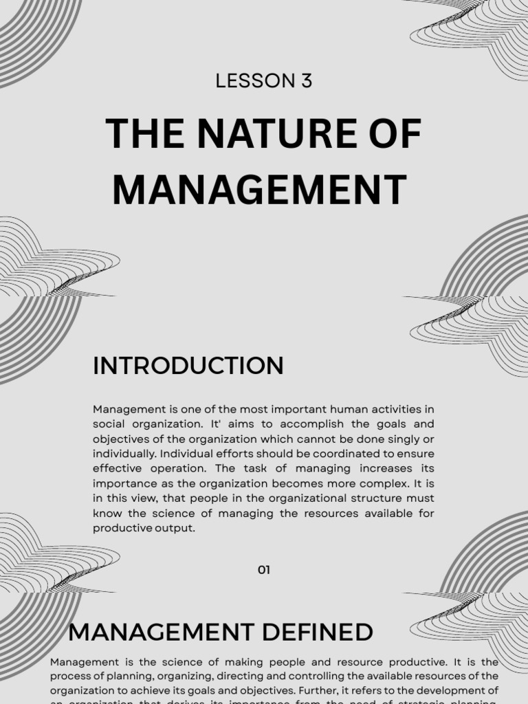 The Nature of Management PDF | PDF | Strategic Planning | Goal