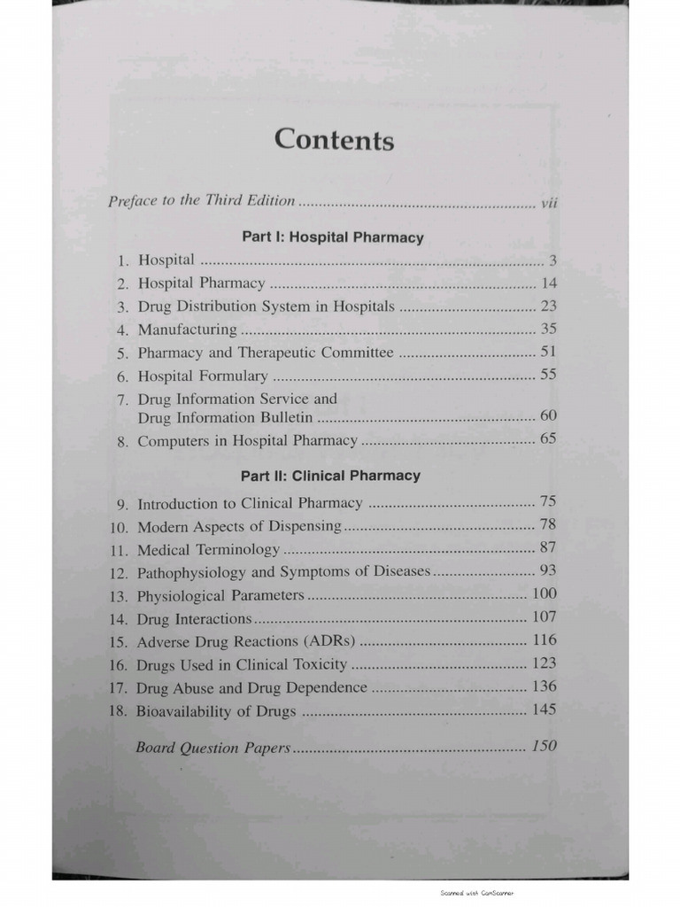 Hospital and Clinical Pharmacy Book PDF | PDF