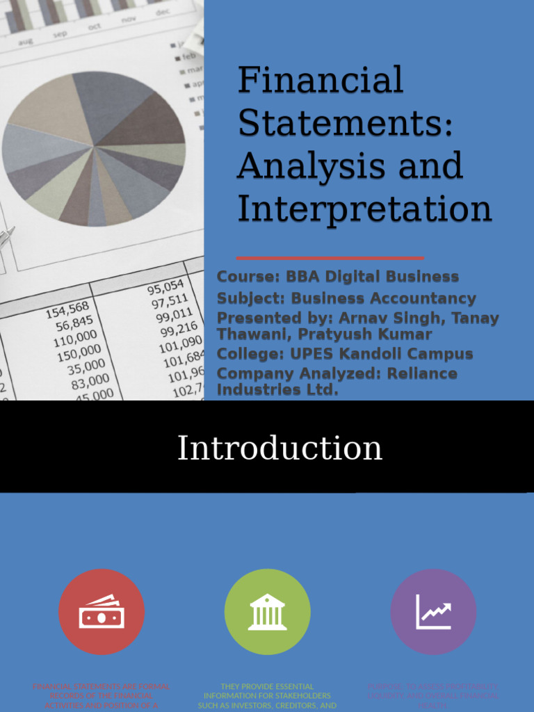 Financial Statement Analysis of Reliance | PDF | Equity (Finance) | Revenue