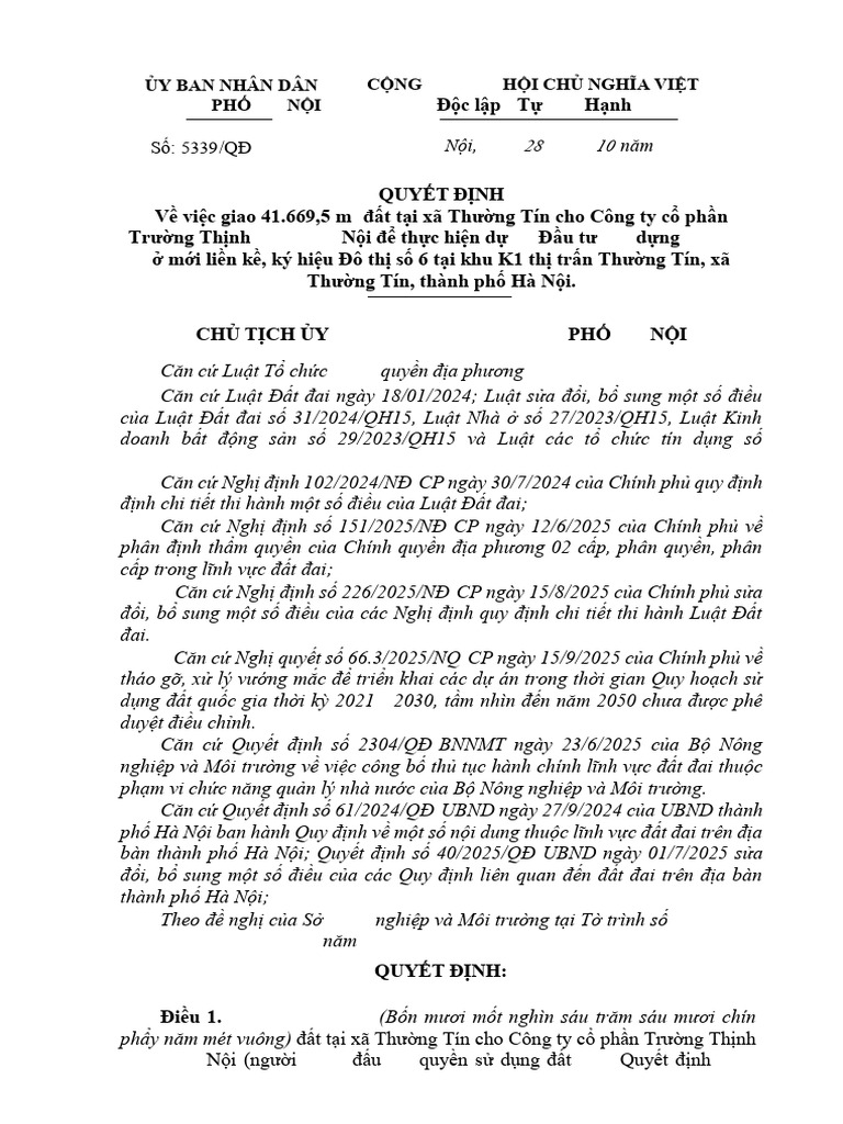 QD 5339 2025 | PDF