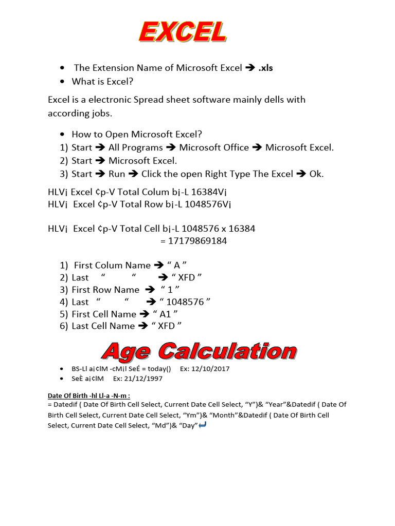 Iact Computer Excel Converted Compressed | PDF | Microsoft Excel ...