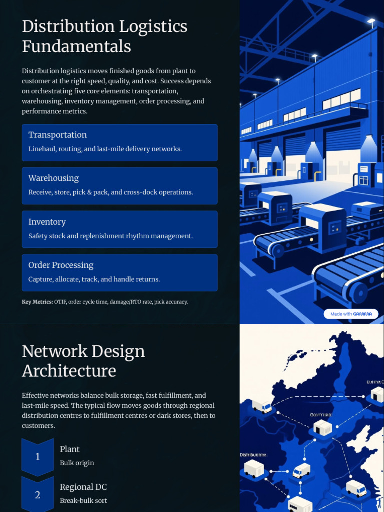 Distribution Logistics Fundamentals | PDF