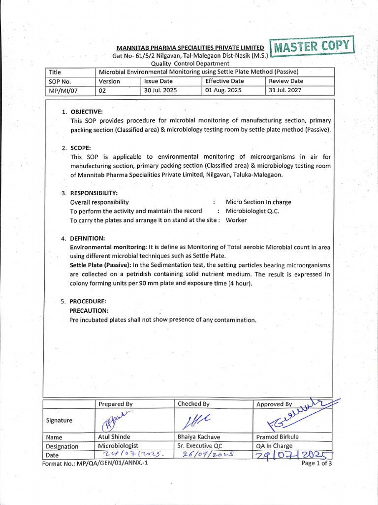 Scan SOP EM | PDF