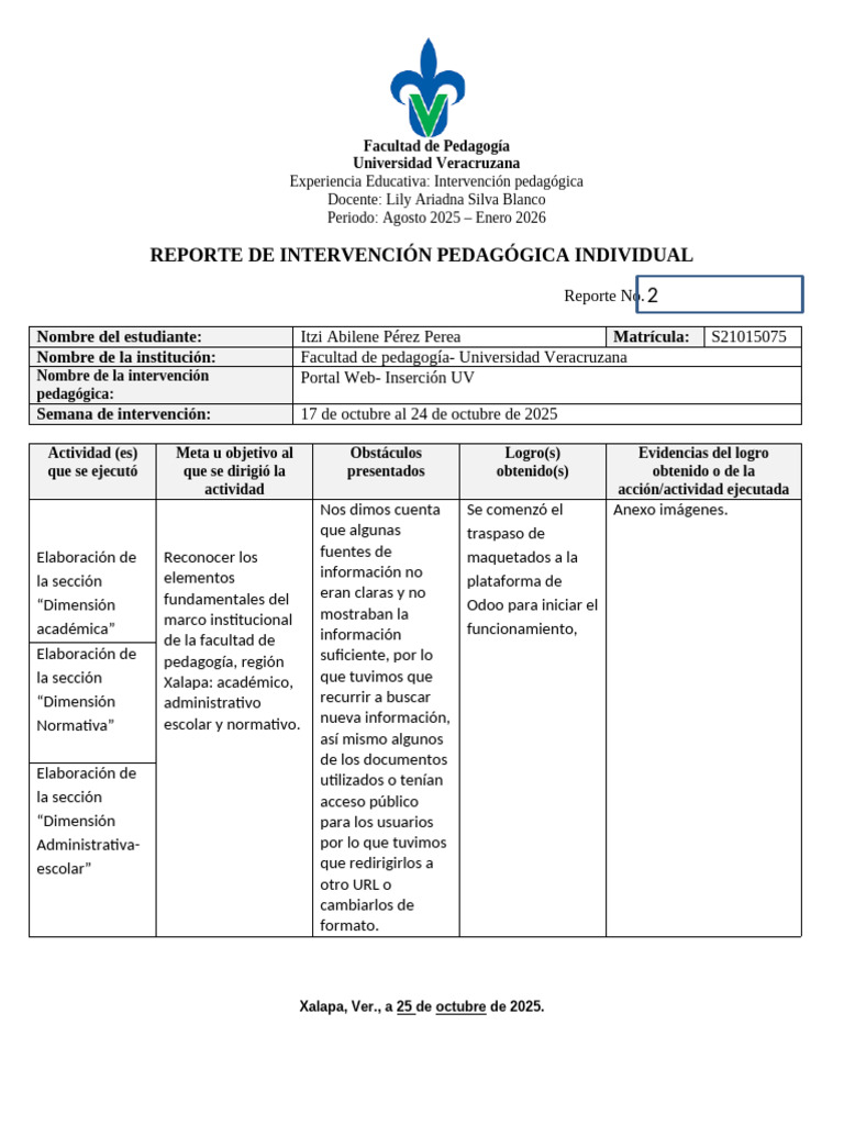 Reporte 2 | PDF | Aprendizaje