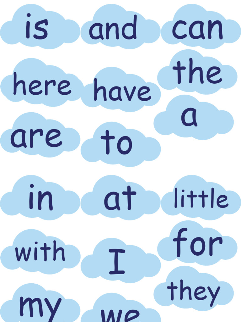 Sight Words (A4 (Landscape) ) | PDF