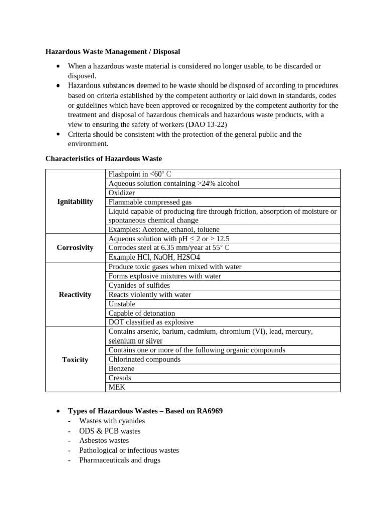 Hazardous Waste Management Guide | PDF | Waste | Laboratories