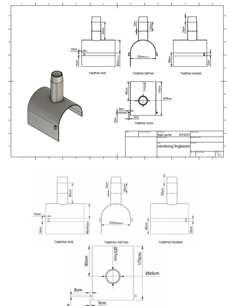 Technical Reference for Circular Chimney | PDF