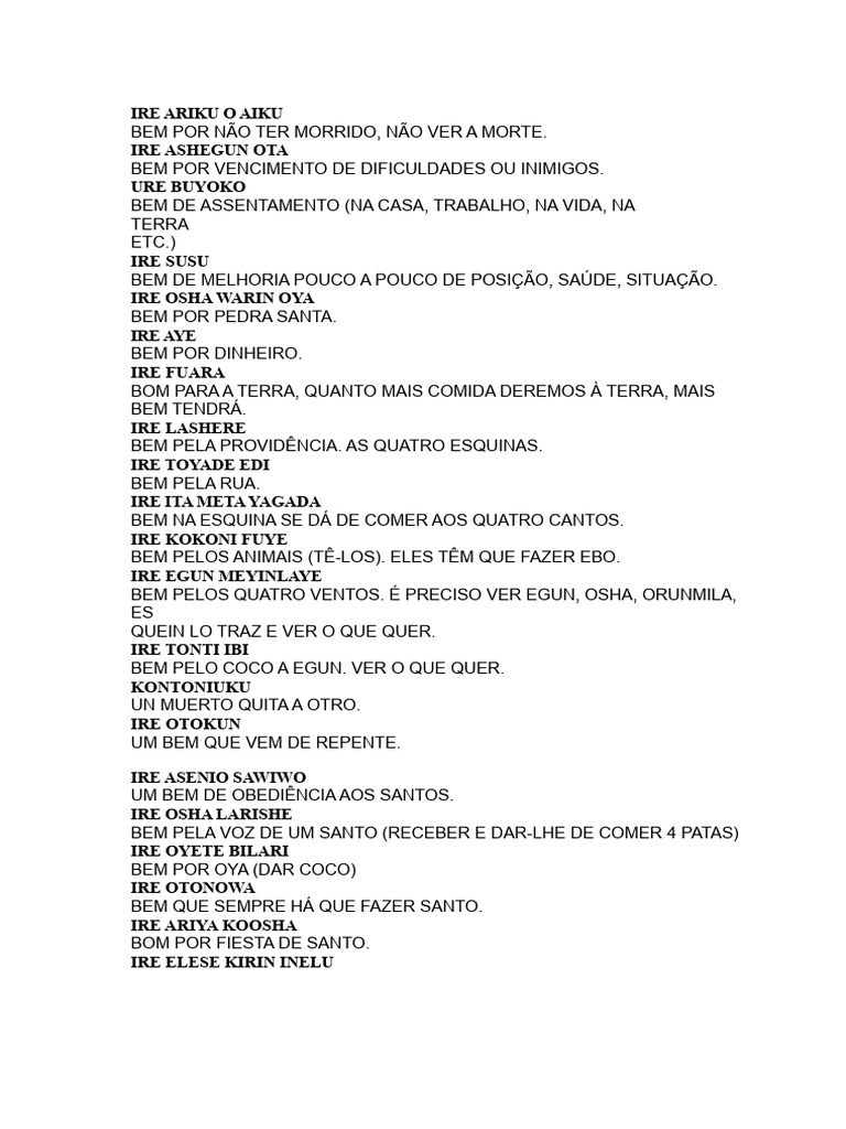 Tipos de Ires | PDF