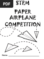 Paper Airplane Experiment Guide | PDF | Experiment | Chart