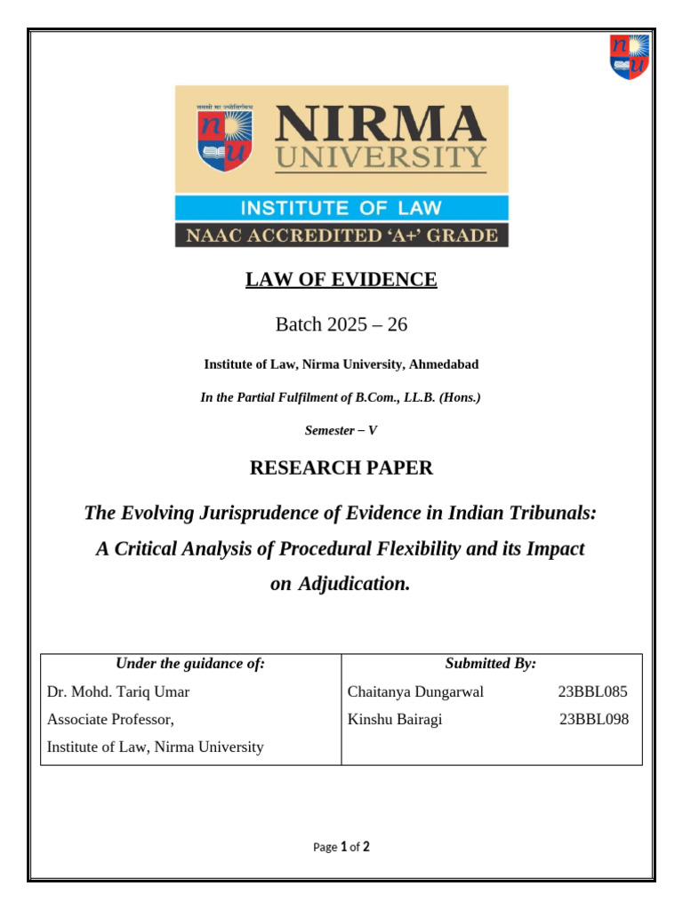 Research Paper Evidence | PDF