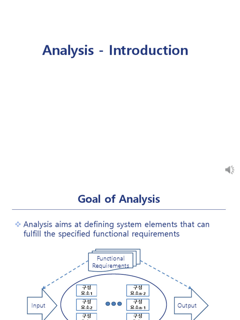 04 Analysis Introduction SA 2020 | PDF