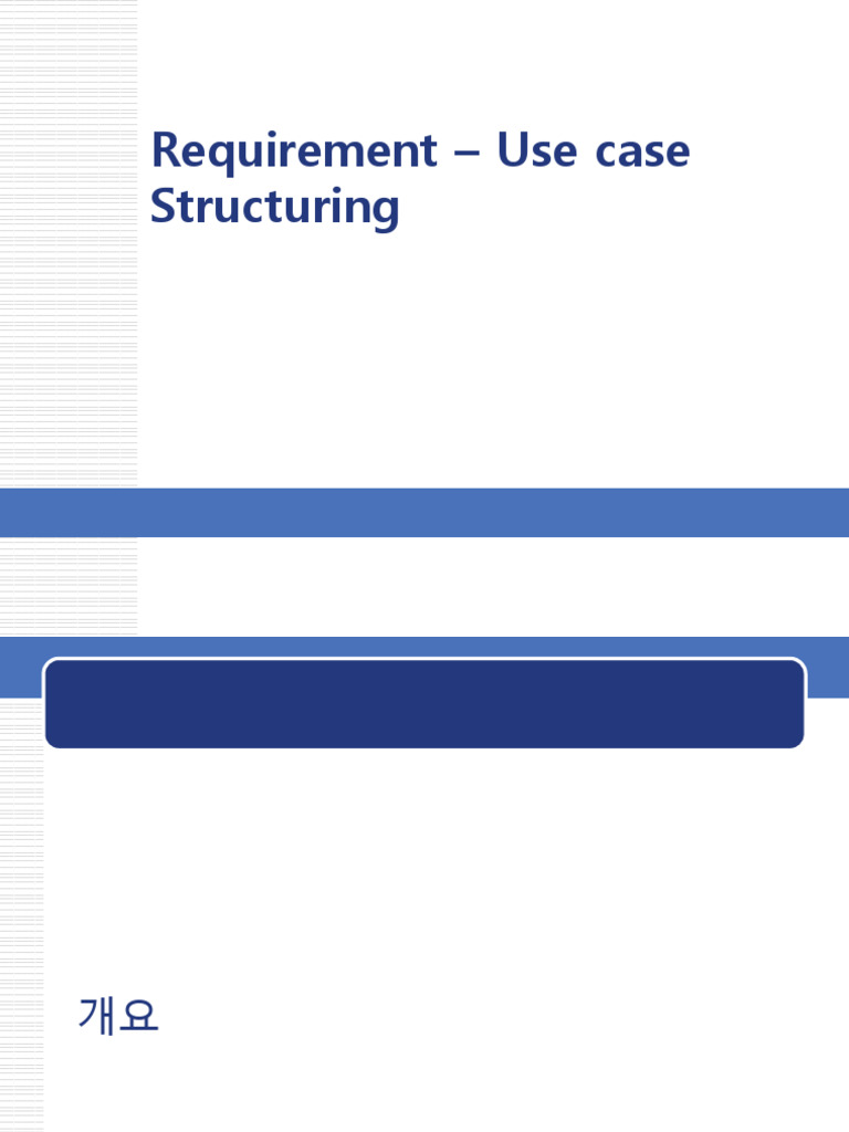 03 3 Requirement Use Case Structuring | PDF
