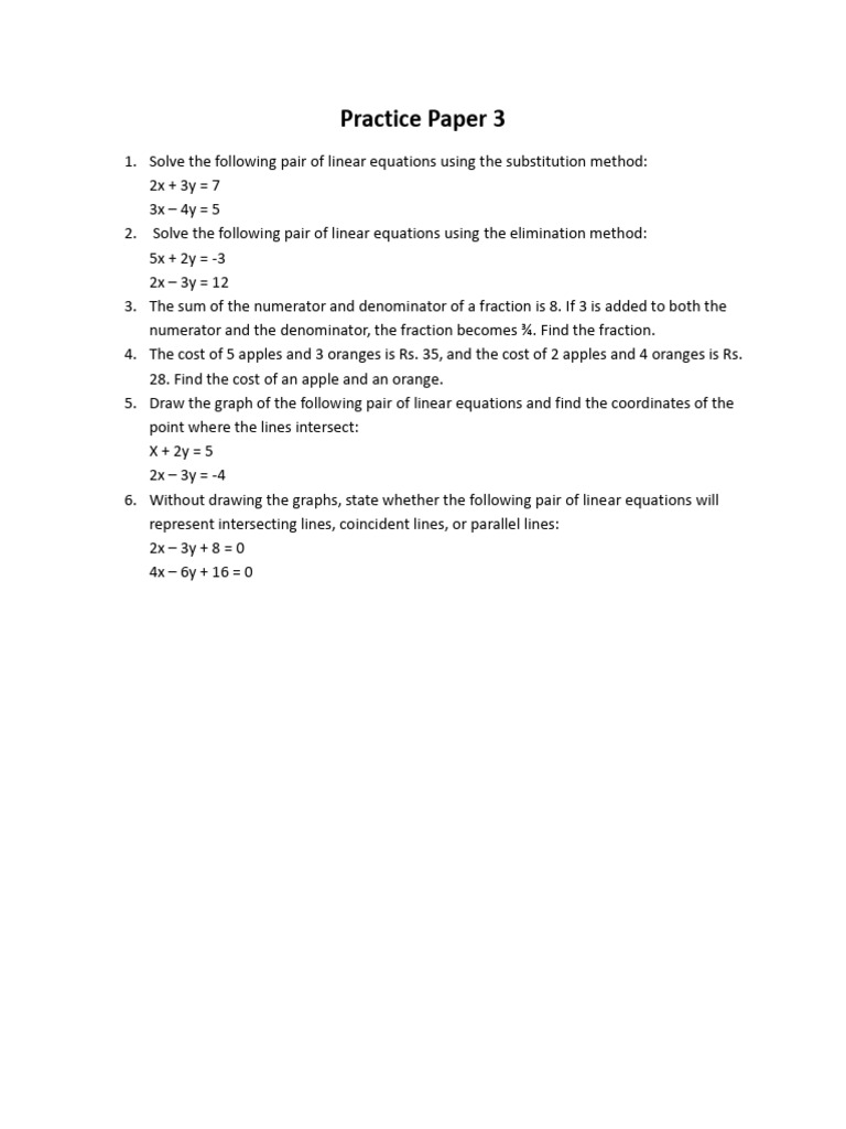 Practice Paper 3 - 093047 | PDF