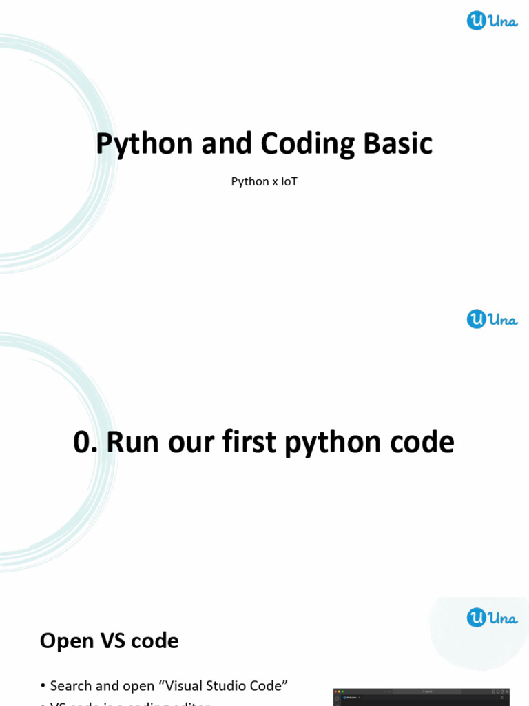 #1 - Python and Coding Basic (IoT) | PDF | Control Flow | Python ...