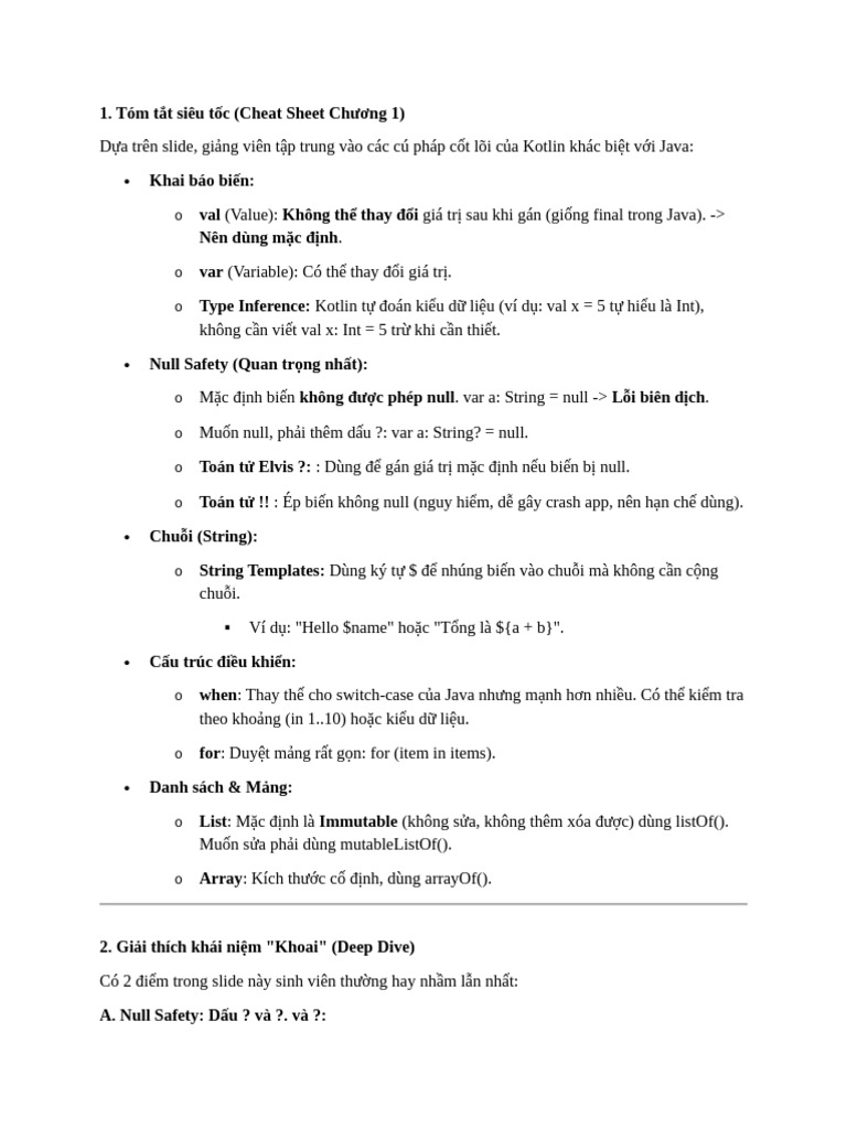Cheat Sheet Android | PDF