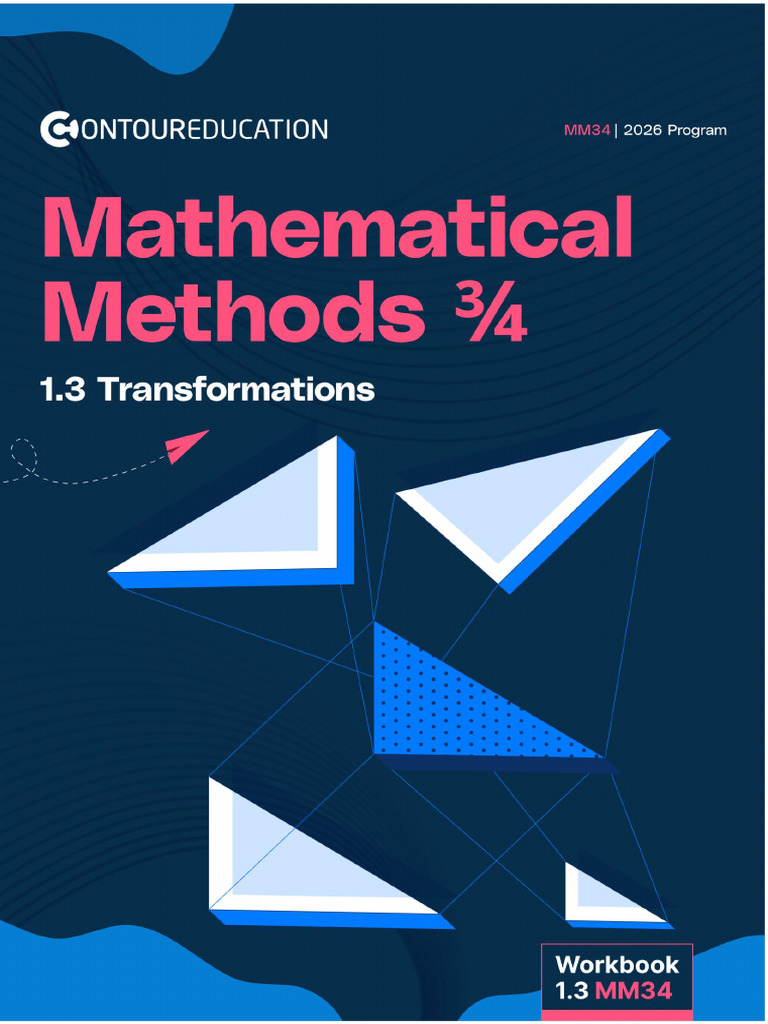 VCE Mathematical Methods Transformations Workbook | PDF | Function ...