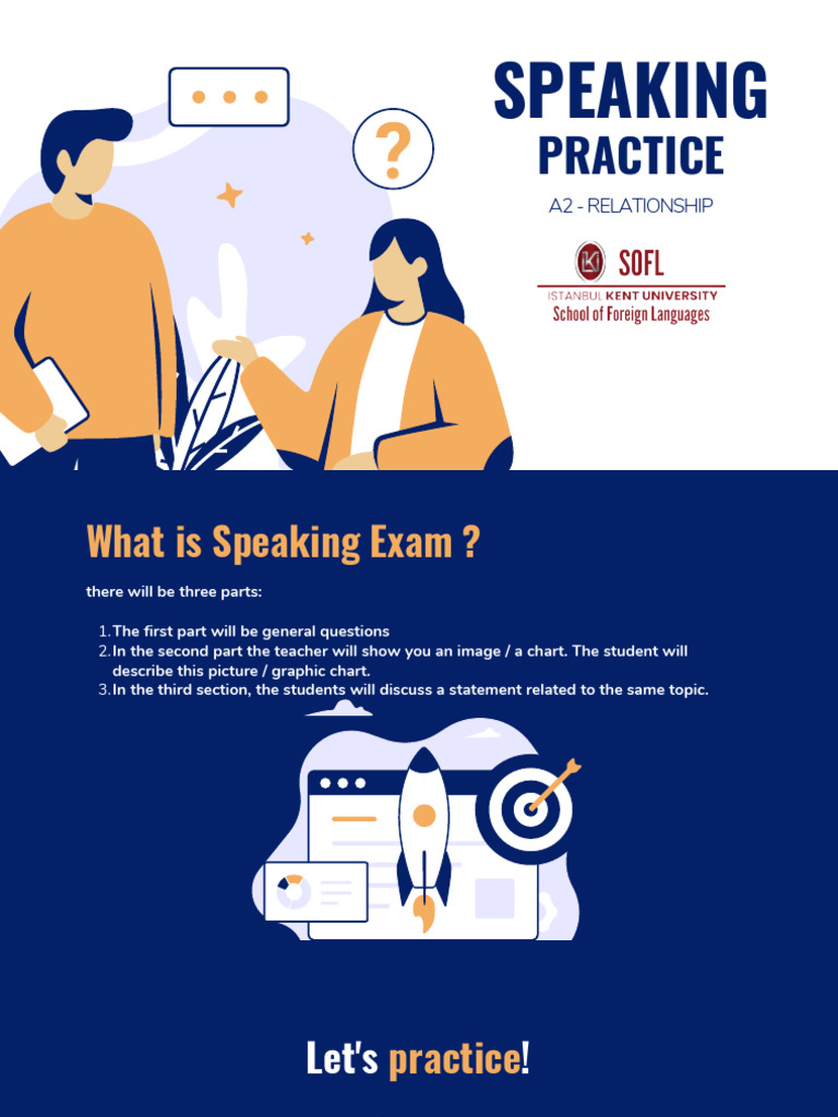 A2 Speaking Exam: Relationship Practice | PDF