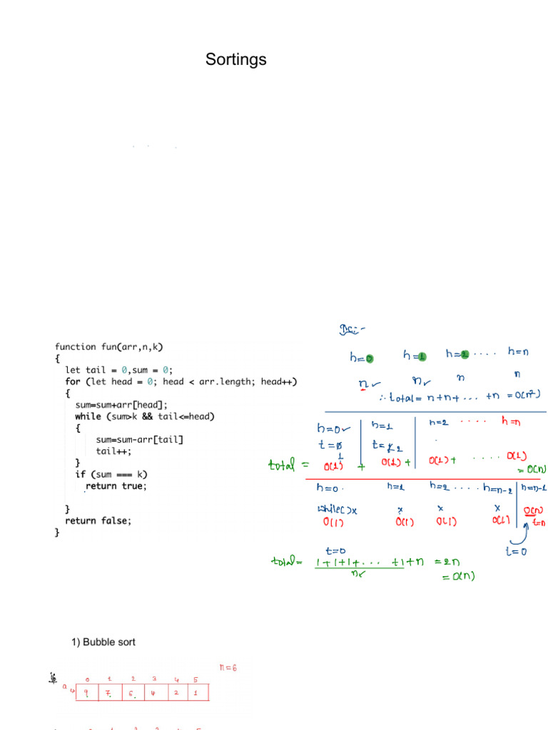 Bubble Sort+Selectionsort | PDF