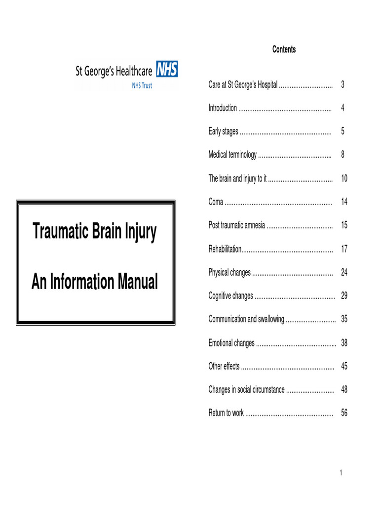 Physiotherapy Traumatic+brain+injury | PDF | Physical Therapy ...