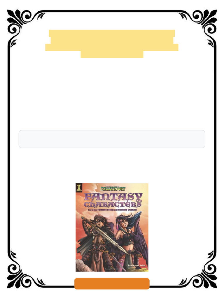 DragonArt Fantasy Characters How to Draw Fantastic Beings and ...