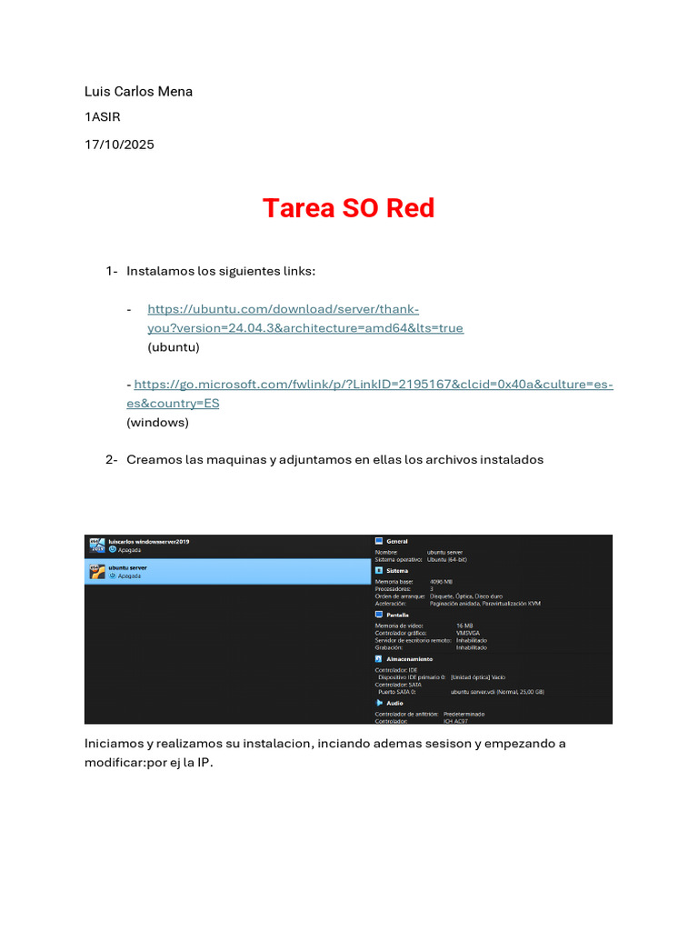 Tarea SO Red | PDF