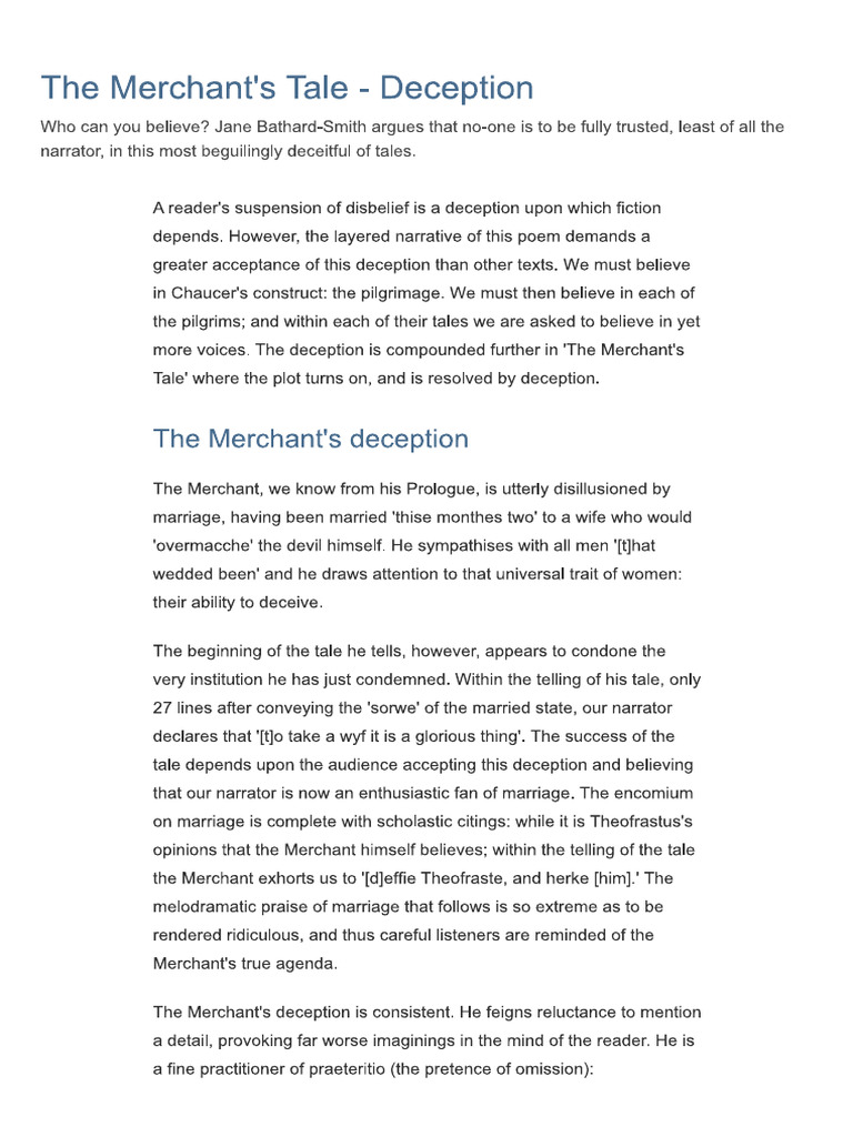 Deception | PDF