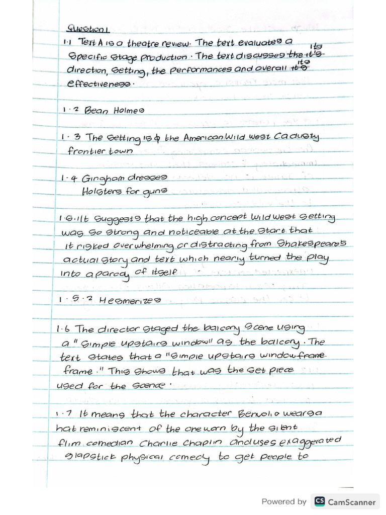 English Paper 1 Final | PDF