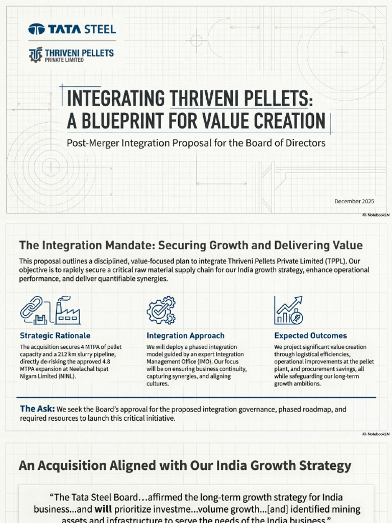 Strategic Integration Value Blueprint | PDF