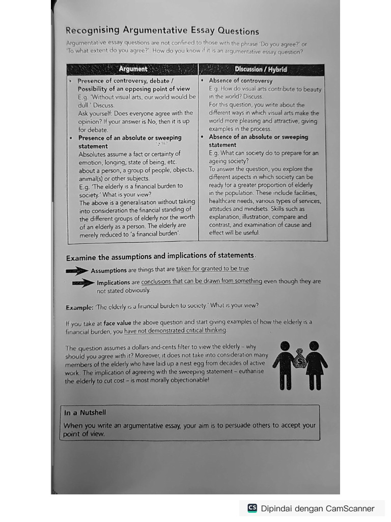 O Level Situational Writing (Arguments) | PDF
