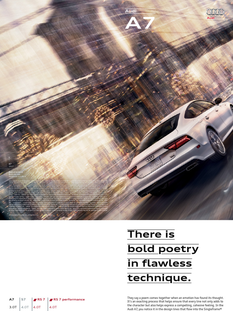 Audi - US A7 - 2017 | PDF | Audi | Motor Vehicle