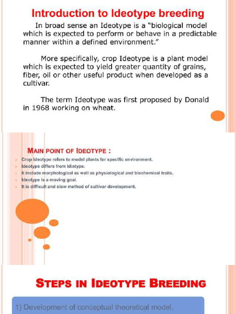 Plant Ideotypes | PDF