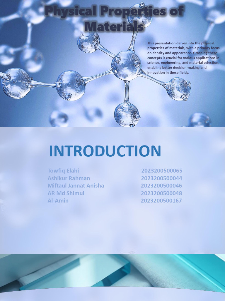Exploring Physical Properties | PDF | Density | Gases