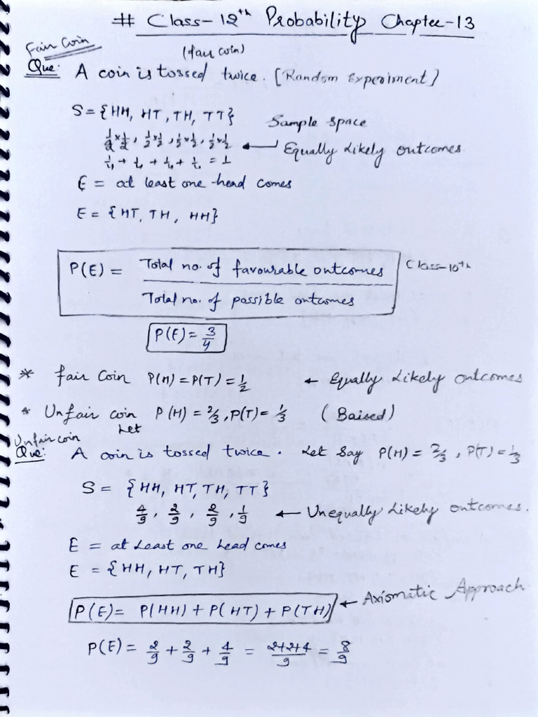 Coin Toss Probability Analysis | PDF