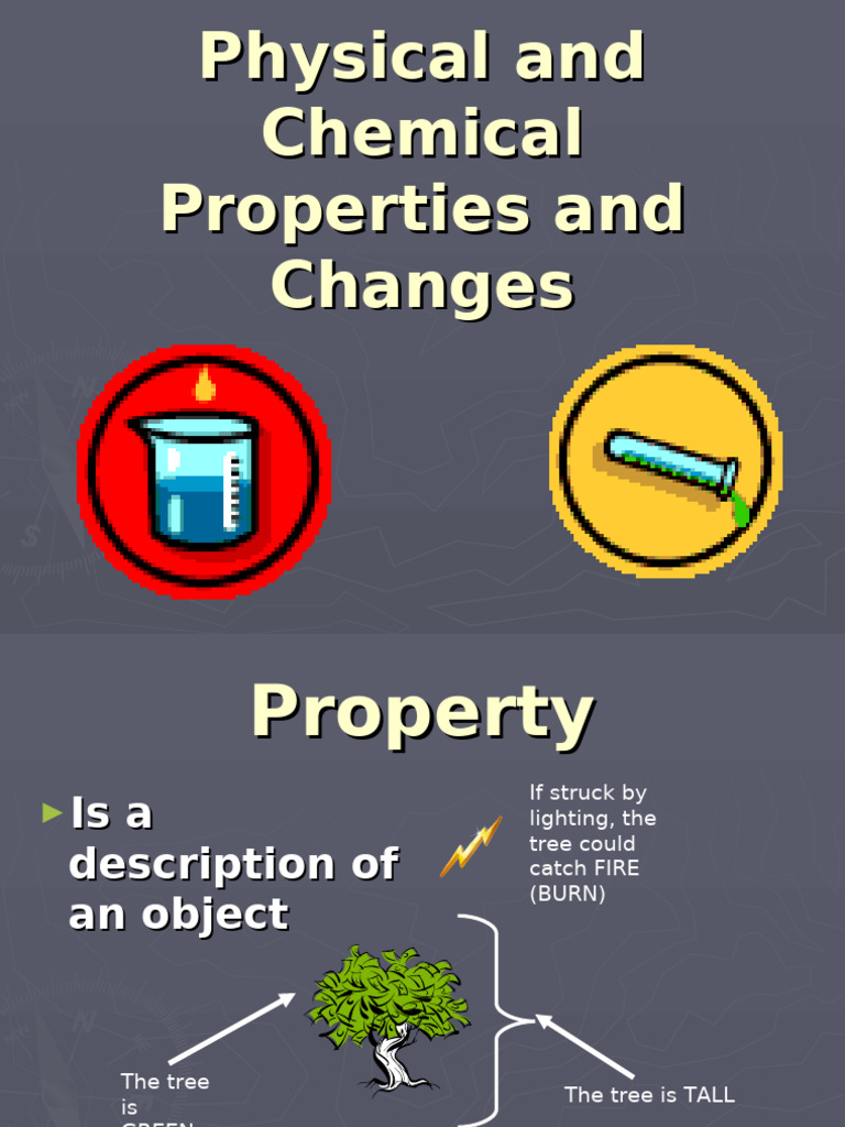 Physical Chemical Properties Changes | PDF | Chemical Substances ...
