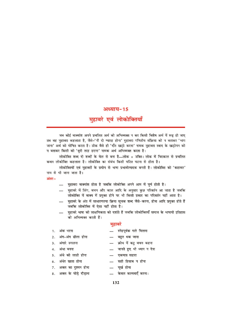 Ch 15 Hindi Grammar Class9 2019 Copy | PDF