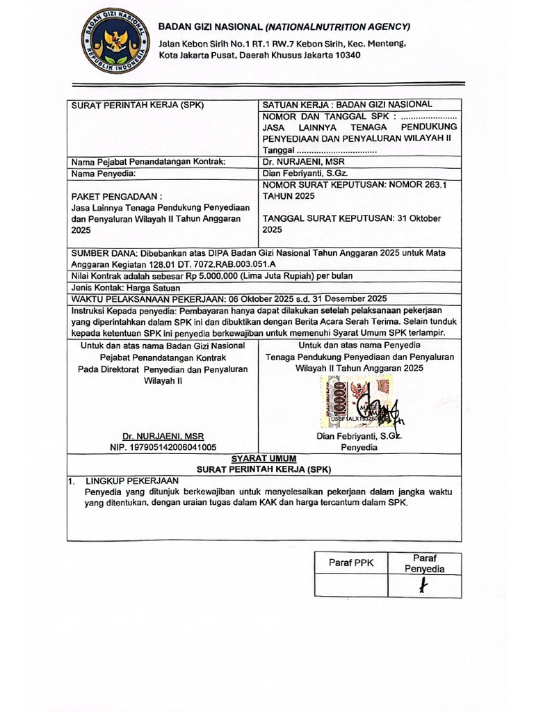 Dian Febriyanti, S.gz. - Ahli Gizi - Jawa Te | PDF