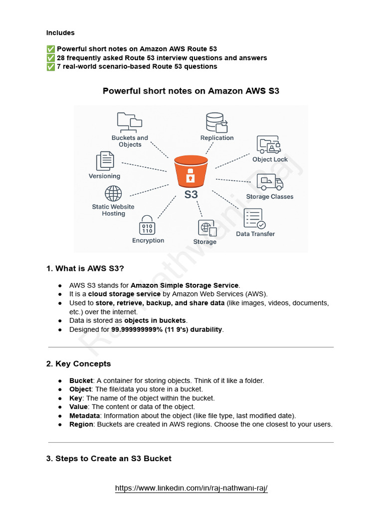 AWS S3 | PDF | Computer Architecture | Computing